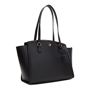 Michael Kors Chantal Large Top Zip Tote Black One Size