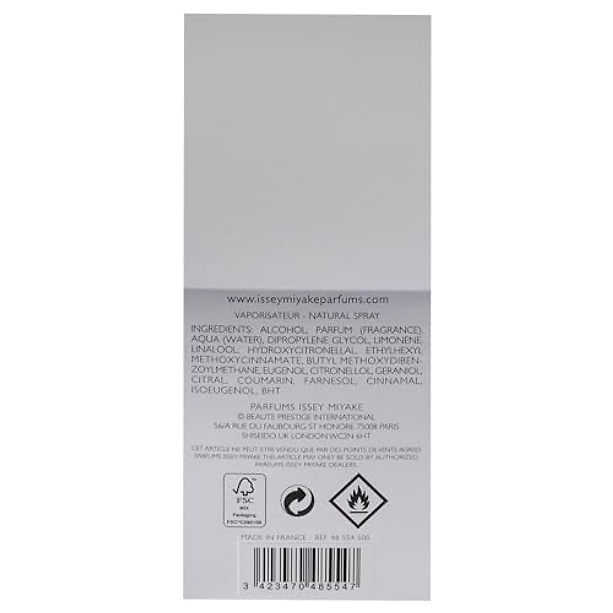 Issey Miyake L'eau de Issey Eau de Toilette Spray for Men, 1.3 Ounce, Multicolor