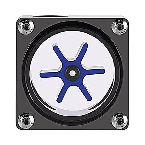 G1/4 Thread 6 Impeller 3 Ways Flow Meter Indicator Computer Flow Meter Water Flow Meter for PC Computer Water Cooling System, Easy to Install and Use (3 Ways)
