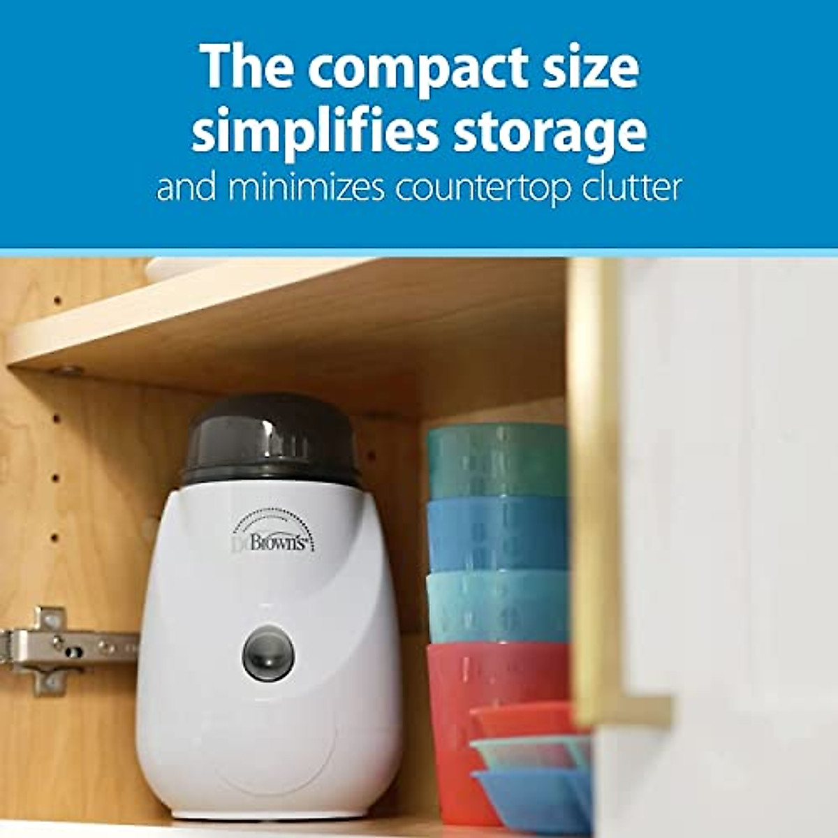 Dr. Brown's Clean Steam Baby Bottle and Pacifier Sterilizer and Dryer with Insta-Feed Bottle Warmer Combination Pack