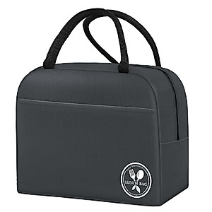 10L 19Cans Insulated Lunch Bag for Women Men, Reusable Lunch Box for Office Work Picnic Beach Travel, Leakproof Soft Cooler Tote Bag Freezable Lunch Bag for Adult, Grey