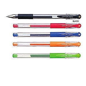 Uni-ball Signo Um-151 Gel Ink Pen - 0.38 Mm - (Set of 5color)