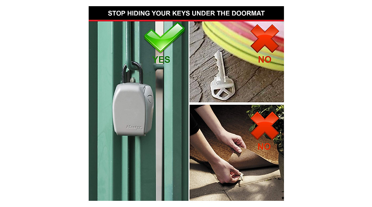 Master Lock Heavy Duty Key Lock Box for Home Security