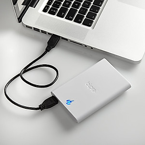 BIPRA S3 2.5 inch USB 3.0 FAT32 Portable External Hard Drive - White (120GB)