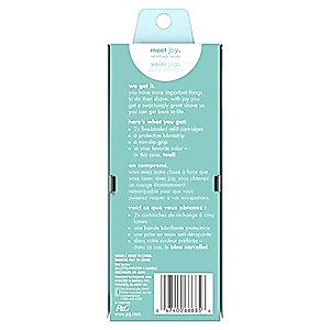 Joy. The Teal One, Teal Razor with 2 Cartridges