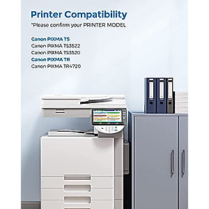 OSIR 275XL 276XL Ink Cartridge Combo Pack Remanufactured for Canon PG-275 CL-276 275XL 276XL Compatible with Canon PIXMA TS3520 TS3522 TS3500 TR4720 TR4722 TR4700 Printers(1 Black, 1 Color)