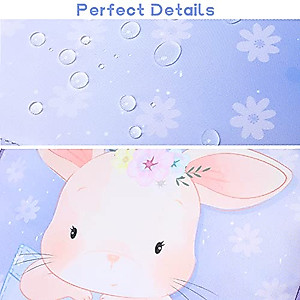 Backpacks for Girls Bunny Backpack Kids School Backpack With Lunch Box, Pencil Case, 3 in 1 Bookbag Set Preschool Kindergarten Elementary Backpack for Age 3+ (Purple Rabbit)