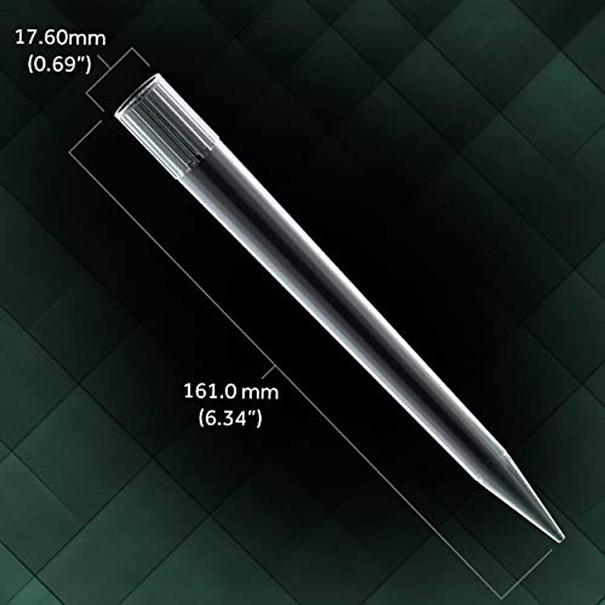 10mL Pipette Tips 100 pcs, 10ml Universal Plastic Pipette Tips, Clear, Non-pyrogenic, DNAse/RNAse Free, Autoclavable,Lab Pipette Tips Small Mouth