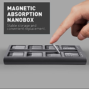 VMAN Small Screwdriver Set, 63 in 1 Precision Screwdriver Set, iphone Repair Tool Kit with Case Screwdriver Set for Electronics, Gameconsole, Watch, Tablet, PC, MacBook