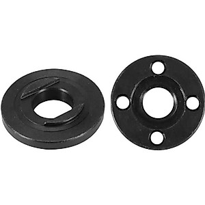 Grinder Angle Spanner Wrench Flange Nut for Dewalt 193465-4 Black Decker Ryobi Makita 4.5 Inch 5 Inch 5/8-11, 1PC Angle Grinder Flange Wrench and 4PCS Flange Nuts