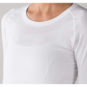 lululemon Swiftly Tech Long Sleeve Crew (White, 10)
