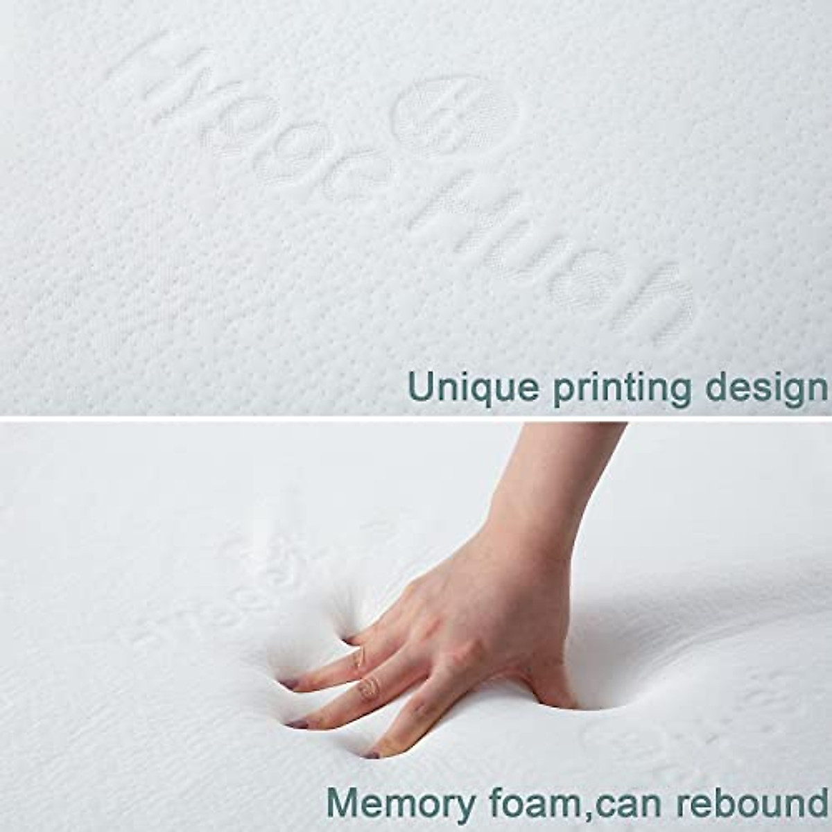 Hygge Hush Pack n Play Mattresses, Pack and Play Mattress Pad, Playard Mattress Memory Foam, Portable Toddlers Mattress Firmness Featuring Soft Removable Washable Outer Cover(38"x26"x3")