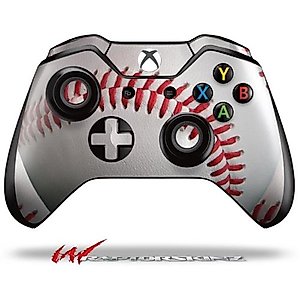 WraptorSkinz Decal Style Vinyl Skin Wrap compatible with XBOX One Original Wireless Controller Baseball - (CONTROLLER NOT INCLUDED)