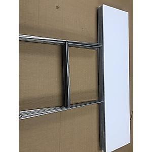 Yard Signs Pkg of 10 White Signs 6''x24'' & 10 Metal Stake H-Frame 9''x12'' for Garage Sale, for Rent, Open House, Estate Sale, Now Hiring, or Political Lawn Signs, Yard Signs (10Sign6x24&10Stake12)