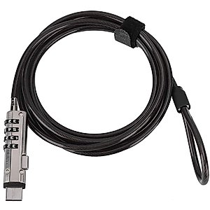 Laptop Cable Locks Combination Cable Lock 4 Digital Password Security Anti Theft Lock for USB Devices Equipment Notebook Computer