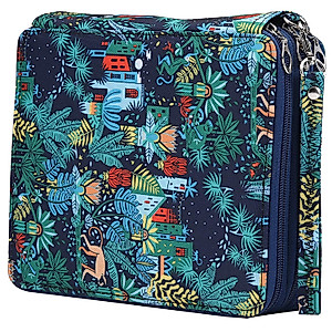 Shulaner 120 Slots Colored Pencil Case with Zipper Closure Large Capacity Oxford Pen Organizer