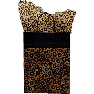 Animal Print Tissue Paper for Gift Bags - 24 Decorative Sheets 20 Inches X 30 Inches (Leopard Safari)