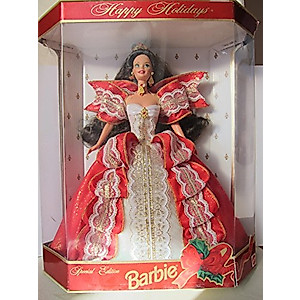 Barbie Happy Holidays Doll - Special Edition 10th Aniversary Hallmark 5th in Series (1997)