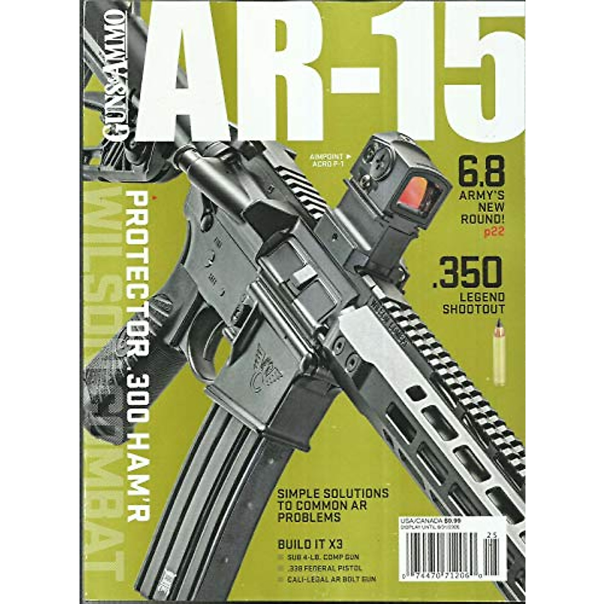 GUNS & AMMO, AR-15 MAGAZINE, PROTECTOR.300HAM'R * ISSUE, 2020 * ISSUE NO. 1