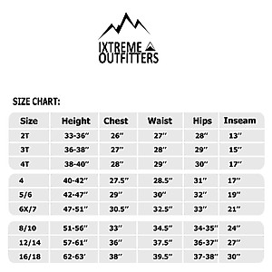 iXtreme Girls Snowbib (True Black, 2T)