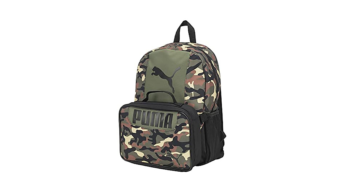 PUMA Kids' Evercat Backpack & Lunch Kit Combo - Stylish & Spacious