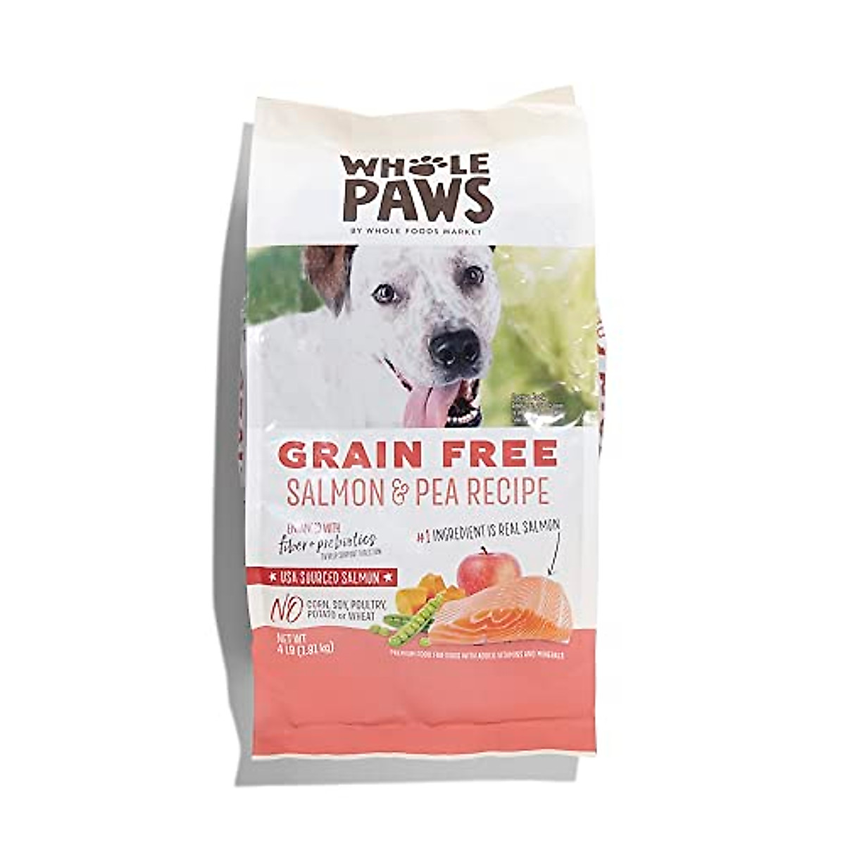 Whole Paws, Whole Paws, Dog Grain Free Salmon & Peas Recipe, 64 Ounce