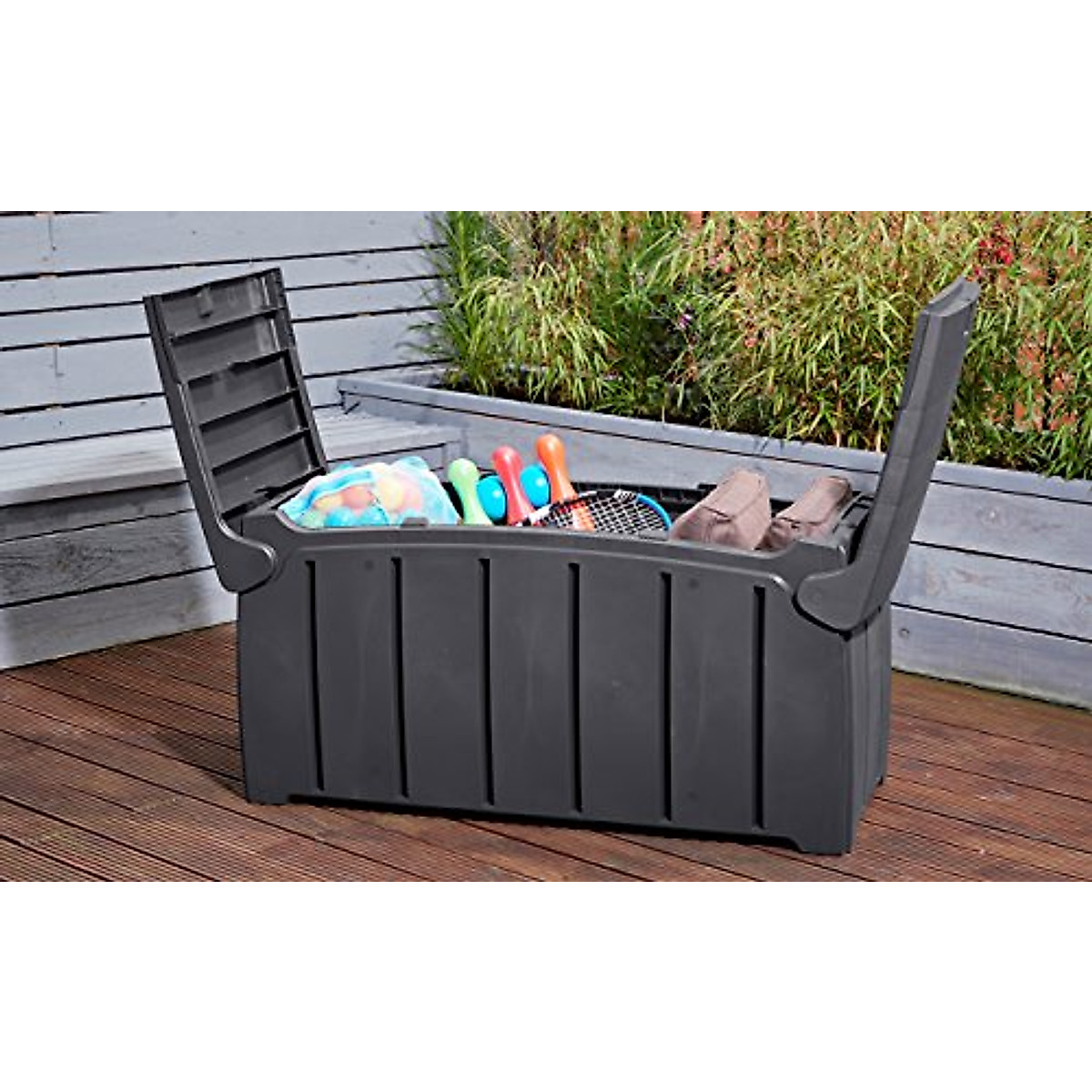Ward GN220-GREY-ST Garden Store, 300 liters, Grey, 115 x 55 x 60 cm