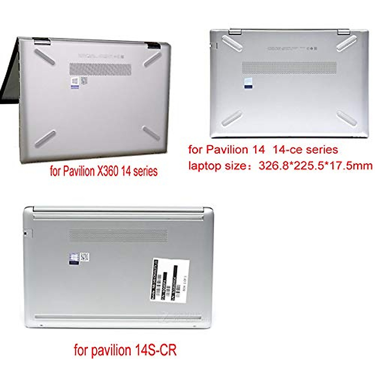 X360 14" Cover for Hp Pavilion Convertible 14-dh 14m-dw 14m-cd 14s-cr 14-cd Latitude 3310 3379 Case Sleeve (for 324x225.9x20.5mm, Dark Grey)