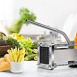 French Fry Cutter, Sopito Professional Potato Cutter Stainless Steel with 1/2-Inch Blade Great for Potatoes Carrots Cucumbers