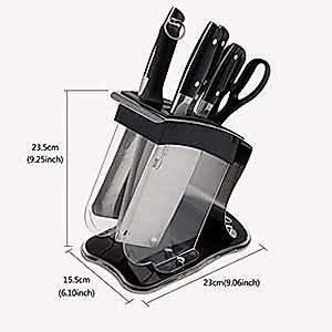 CUJUX Revolutionary Kitchen Countertop Knife Holder Storage Beautiful Way to Display and Identify Each Knife at a Glance (Size : A)