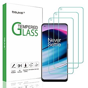 beukei (3 Pack) Compatible for OnePlus Nord N20 5G Screen Protector Tempered Glass,Touch Sensitive,Case Friendly, 9H Hardness