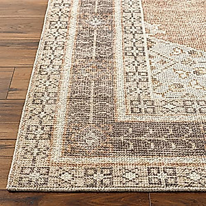 SURYA Becki Owens x Lila Medallion Area Rug, 5'3" x 7', Tan