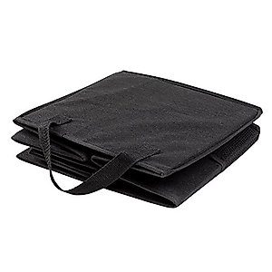 Handy Laundry Fold Away Car Trunk Organizer, Black, 22" x 10" x 11", Non-slip Fastener secures to your trunk and prevents sliding, Prevent items from rolling around or shifting in your trunk