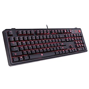 Thermaltake Tt Esports Meka Pro Cherry MX Red Switches 6 Red Backight Effect Mechanical Gaming Keyboard KB-MGP-RDBDUS-01