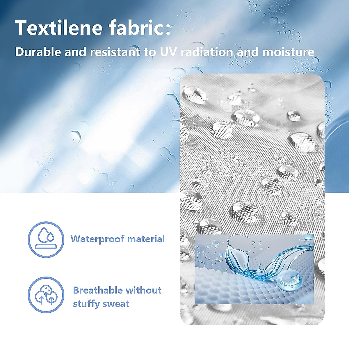 VORTEXTOVE Outdoor Chaise Lounge Chairs Set of 3,Iron Patio Rocking Chair Set, Including Patio Lawn Rockers with Coffee Table and Headrests, Suitable for Yard, Patio, Deck, and Backyard. (Gray)