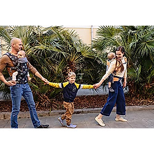 Beco Toddler Carrier with Extra Wide Seat - Toddler Carrying Backpack Style and Front-Carry - Lightweight & Breathable Child Carrier - Toddler Sling Carrier 20-60 lbs (Cool Brick Heart)