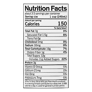 FORAGER PROJECT Organic Mango Cashew Drinkable Yogurt, 28 FZ