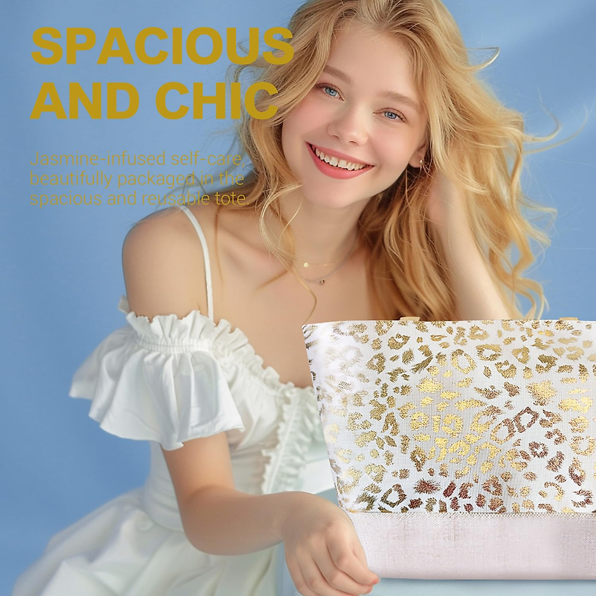 Spa Gift Baskets, Spa Luxetique Spa Gifts for Women, 15pcs Spa Gift Set Includes Bath Bombs, Essential Oil, Hand Cream, Bath Salt and Luxury Tote Bag, Gift for Women