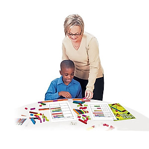 hand2mind Plastic Cuisenaire Rods Classroom Set, Math Manipulatives, Montessori Math Rods, Math Counters, Math Blocks, Counting Blocks, Montessori Math, Fraction Bars, Number Rods (Set of 15)