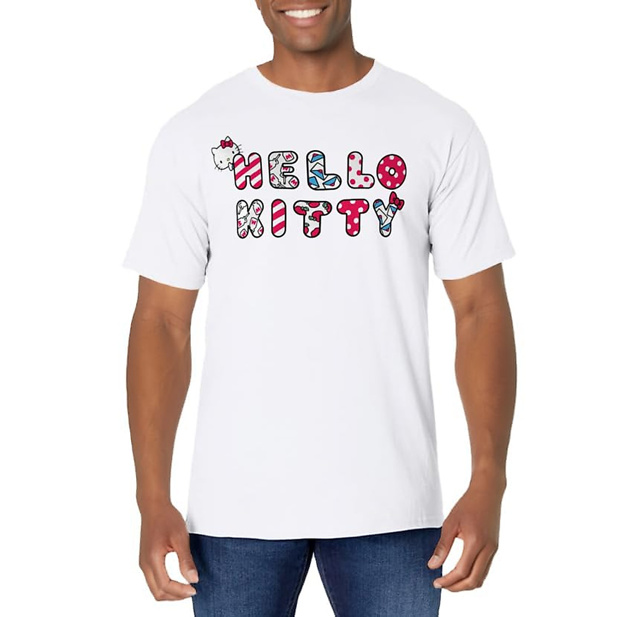 Hello Kitty Logo Retro Icons T-Shirt