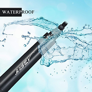 2PCS Beard Pencil Filler for Men - Sweat Proof, Water Resistance, Long Lasting & Natural Finish barber Pencil, Mustache Repair Shape(BLACK)