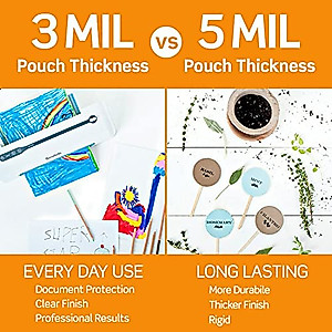 Scotch TP3854100 Letter Size Thermal Laminating Pouches, 3 mil, 11 1/2 x 9, 100 per Pack