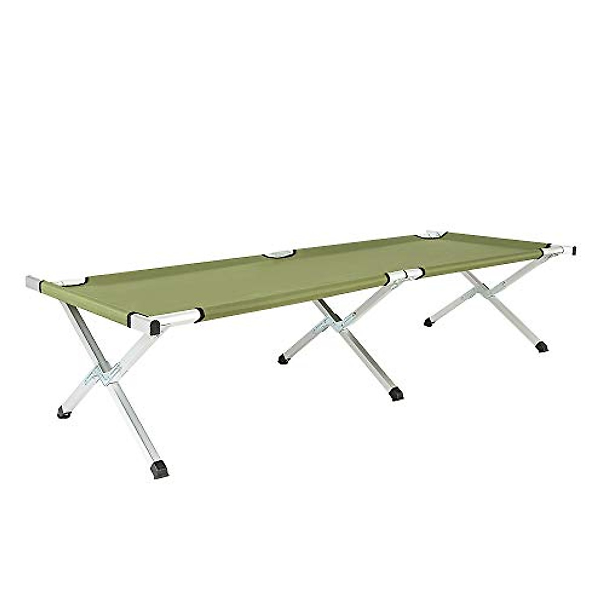Kcelarec Outdoor Camping Cot, Folding Lightweight Bed Portable Camping Cot with Carry Bag for Adults Hiking Hunting Traveling