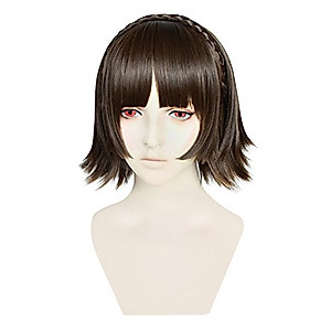 C-ZOFEK Cosplay Wig Braid Strip Styled (Dark Brown)