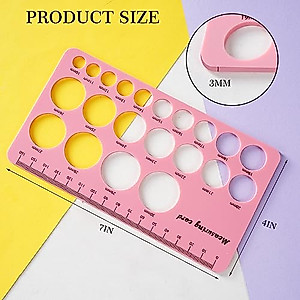 Nipple Ruler Nipple Measurement Tool for Flanges Flange Size Measure for Nipples Nipple Rulers for Flange Sizing Measurement Tool Nipple Sizer for Flanges Breast Pumping Silicone Nipple Ruler Tools