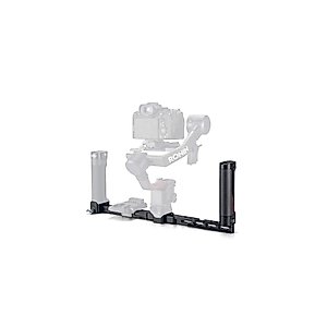 Tilta Dual Handle Power Supply Bracket Compatible with DJI RS4 PRO / RS4 / RS3 PRO | Power Supply Bracket and Operating Handle Included | TGA-DHB