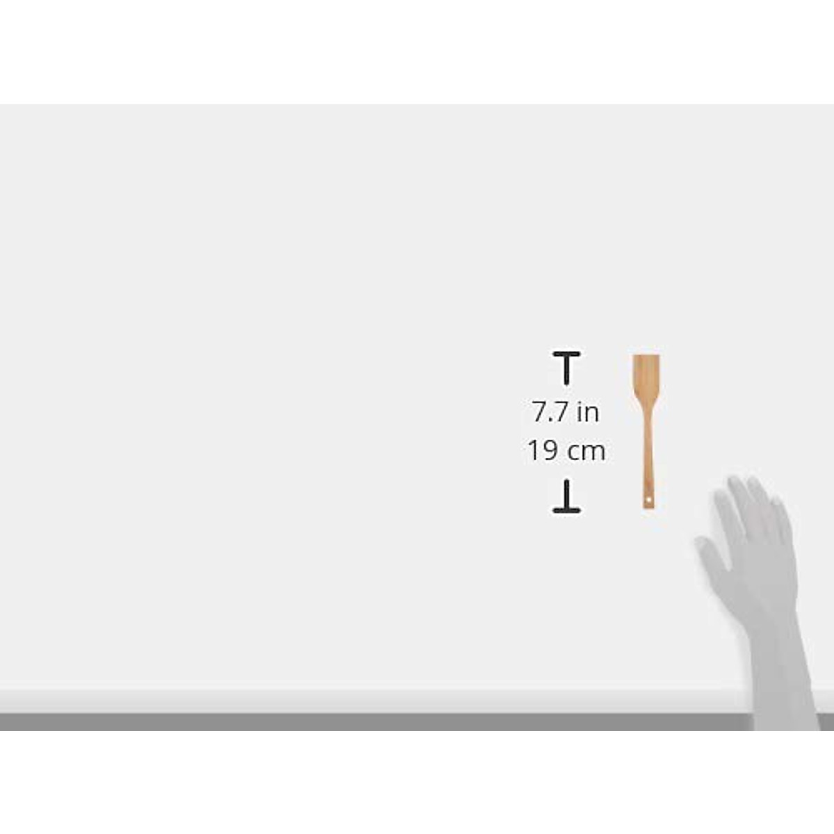 Norpro Bamboo 12-Inch Spatula, Flat Handle