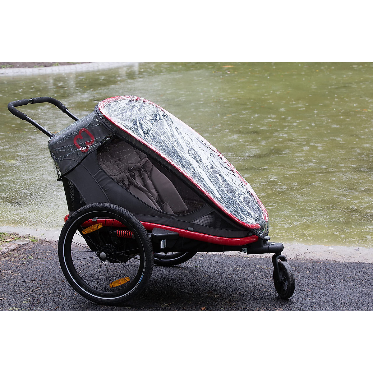 Rain Cover for Hamax Outback Multi-Sport Trailer + Stroller + Jogger (One Seater)