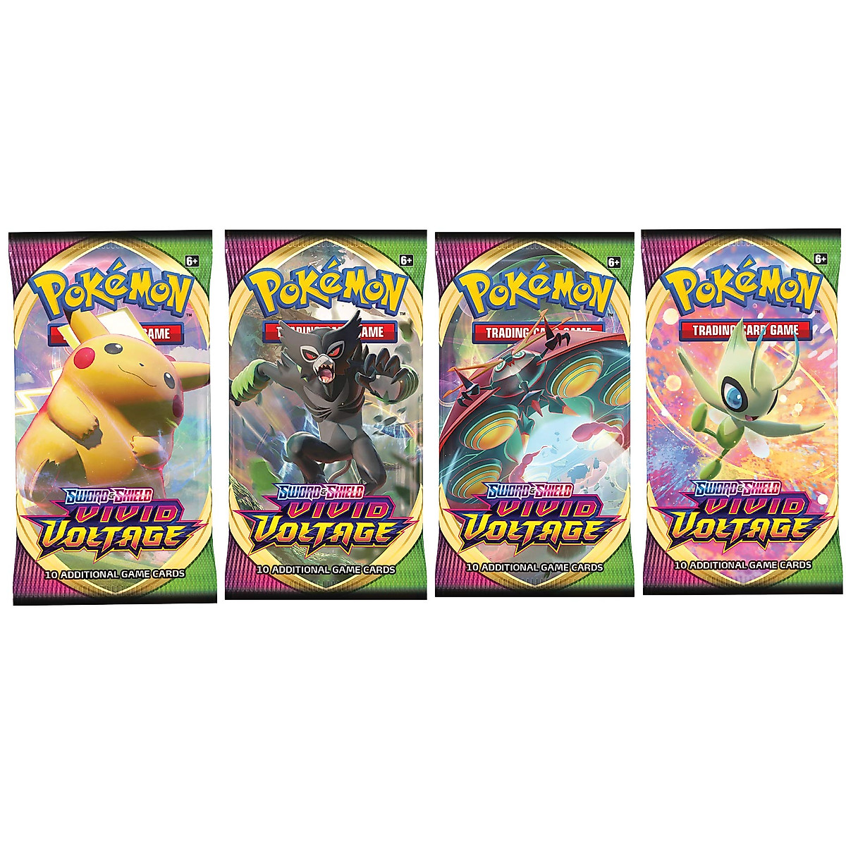 Pokemon Vivid Voltage 4 Booster Packs