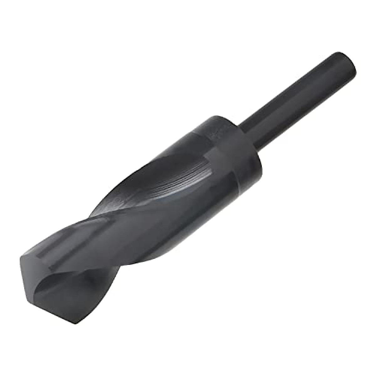 Utoolmart Reduced Shank Drill Bit 30mm High Speed Steel HSS 9341 Black Oxide with 1/2 Inch Straight Shank 1pcs
